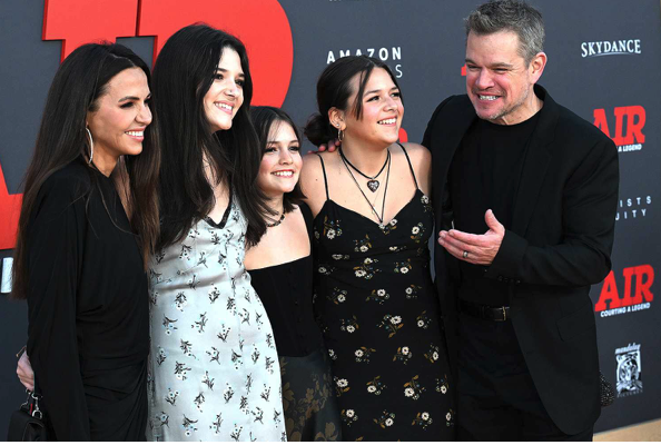 See A Rare Look Into Matt Damon’s Family! | Stories Ongoing